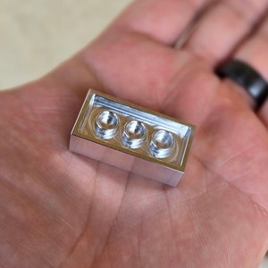 Aluminum Metal Bricks - Master Builder Inspired - Gift Idea - Valentine ...