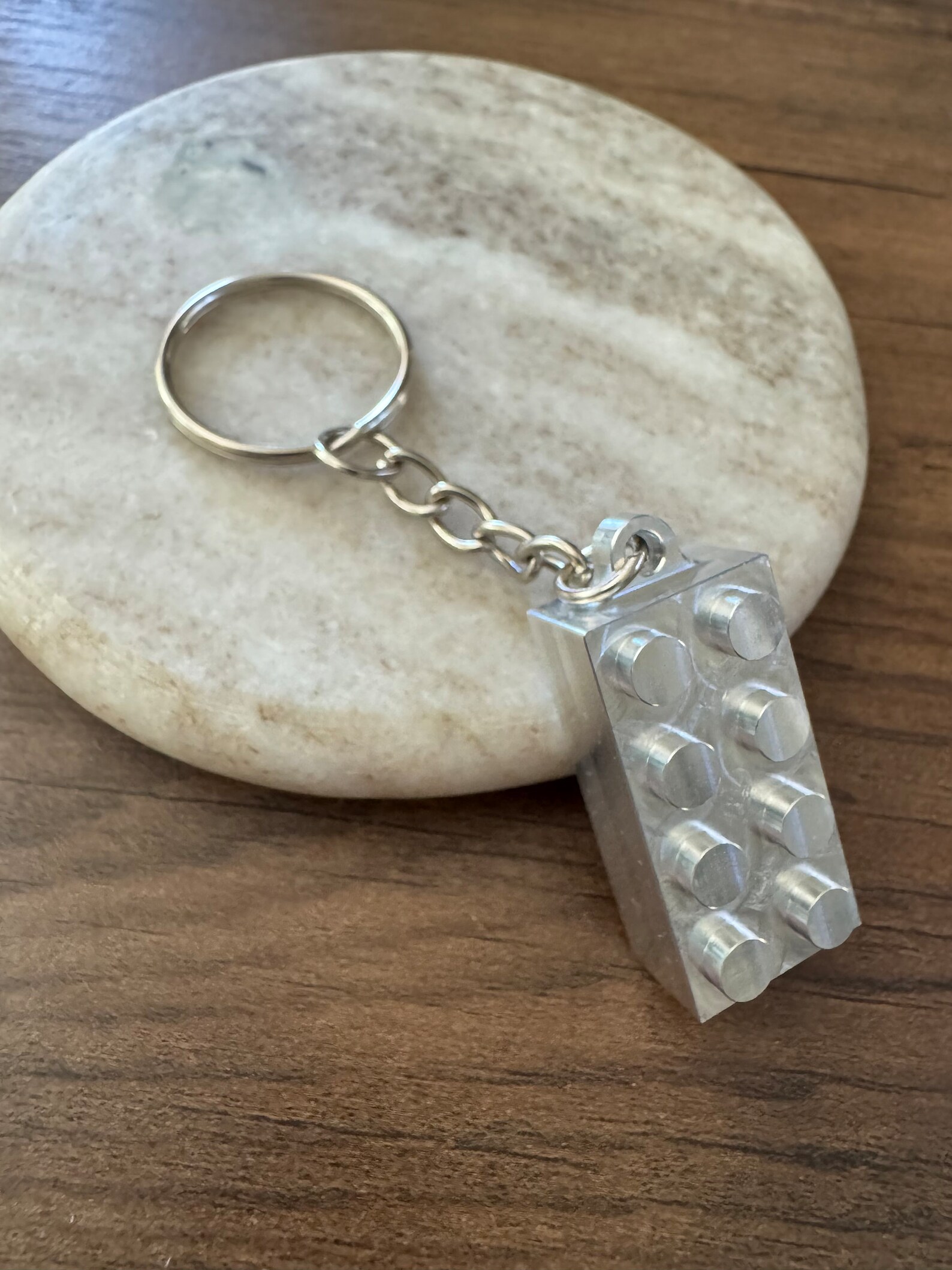 Aluminum Metal Brick Keychain - CNC Machined - USA Made - Etsy