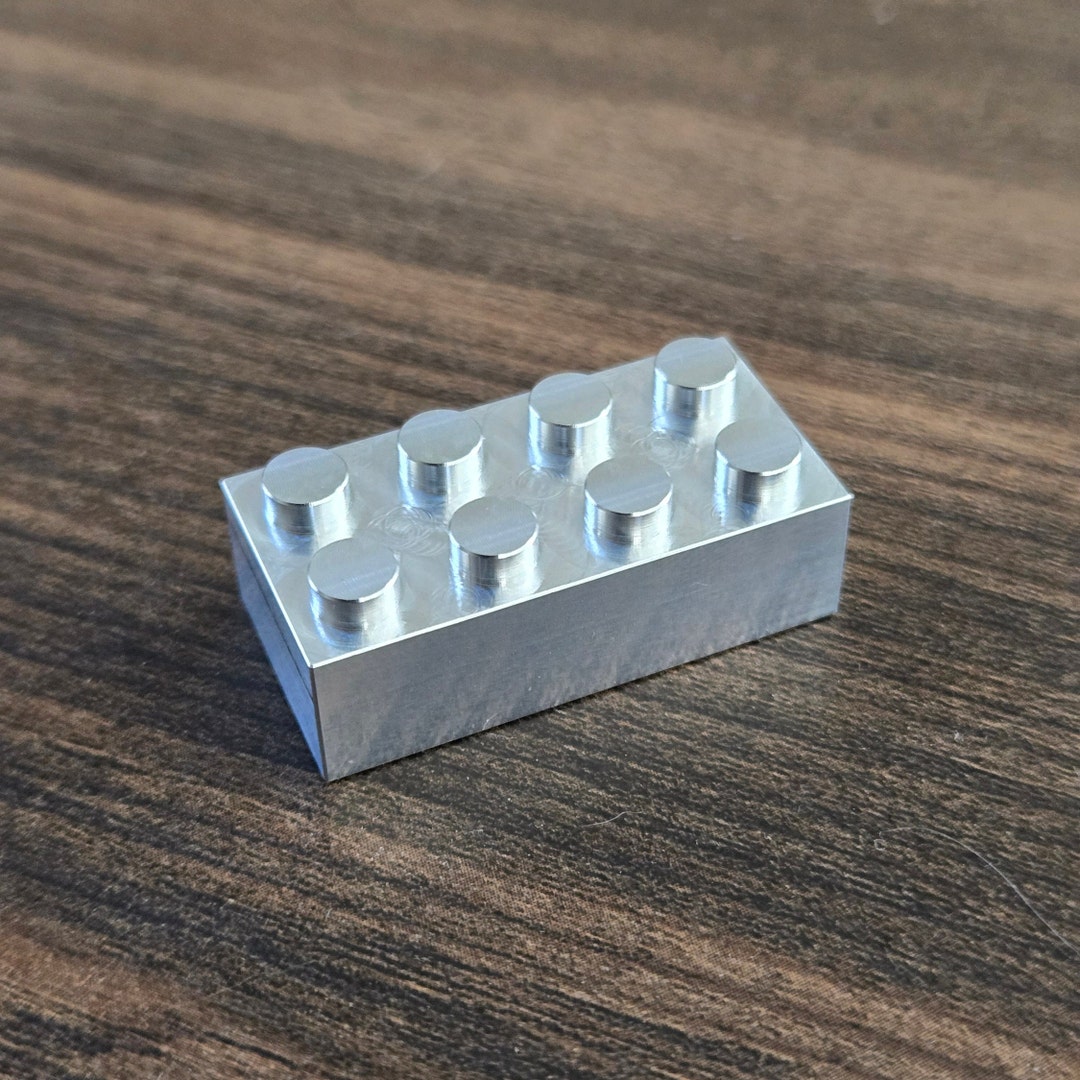 Aluminum Metal Brick - Master Builder Inspired - Gift Idea - Etsy