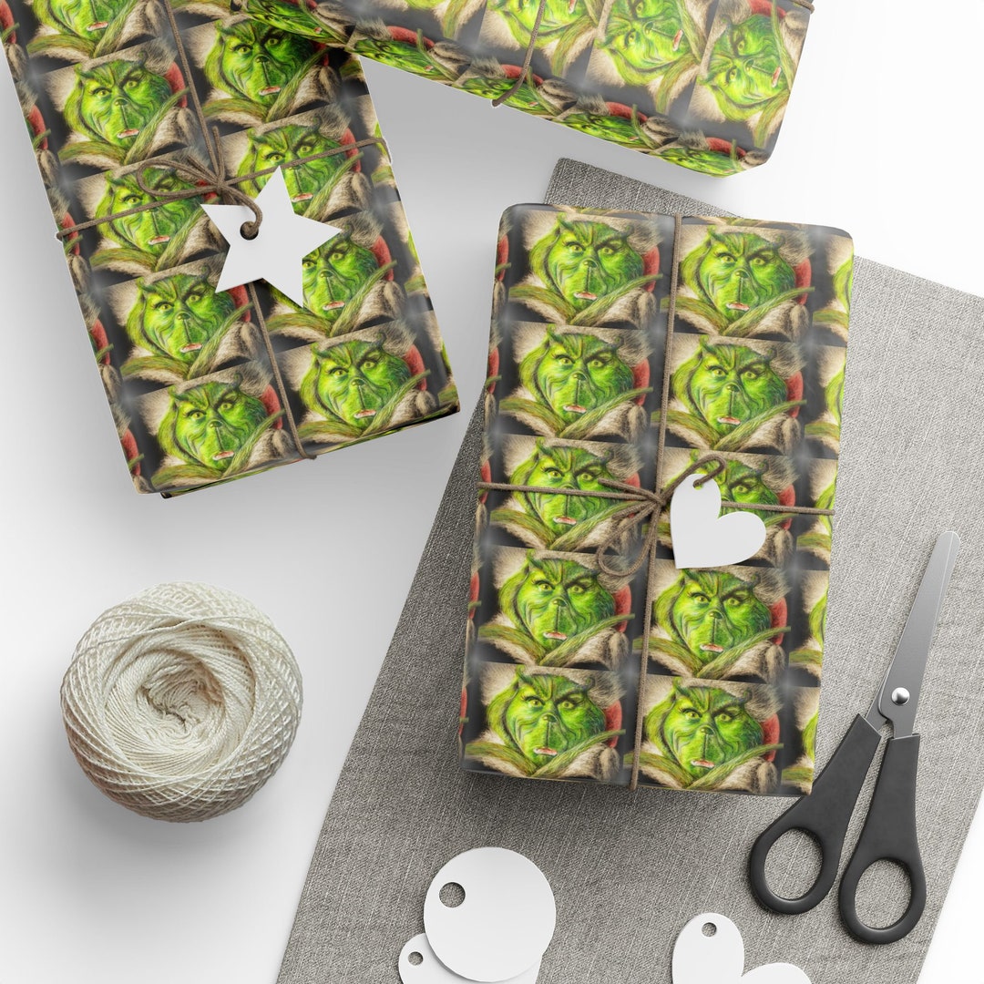 Grinch in Pastels Wrapping Papers - Etsy