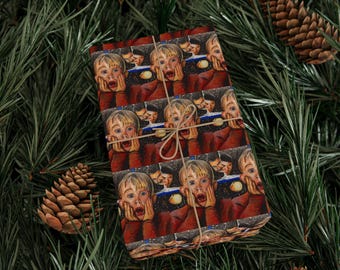 Home Alone, Christmas Wrapping Paper, Gift Wrap - Etsy
