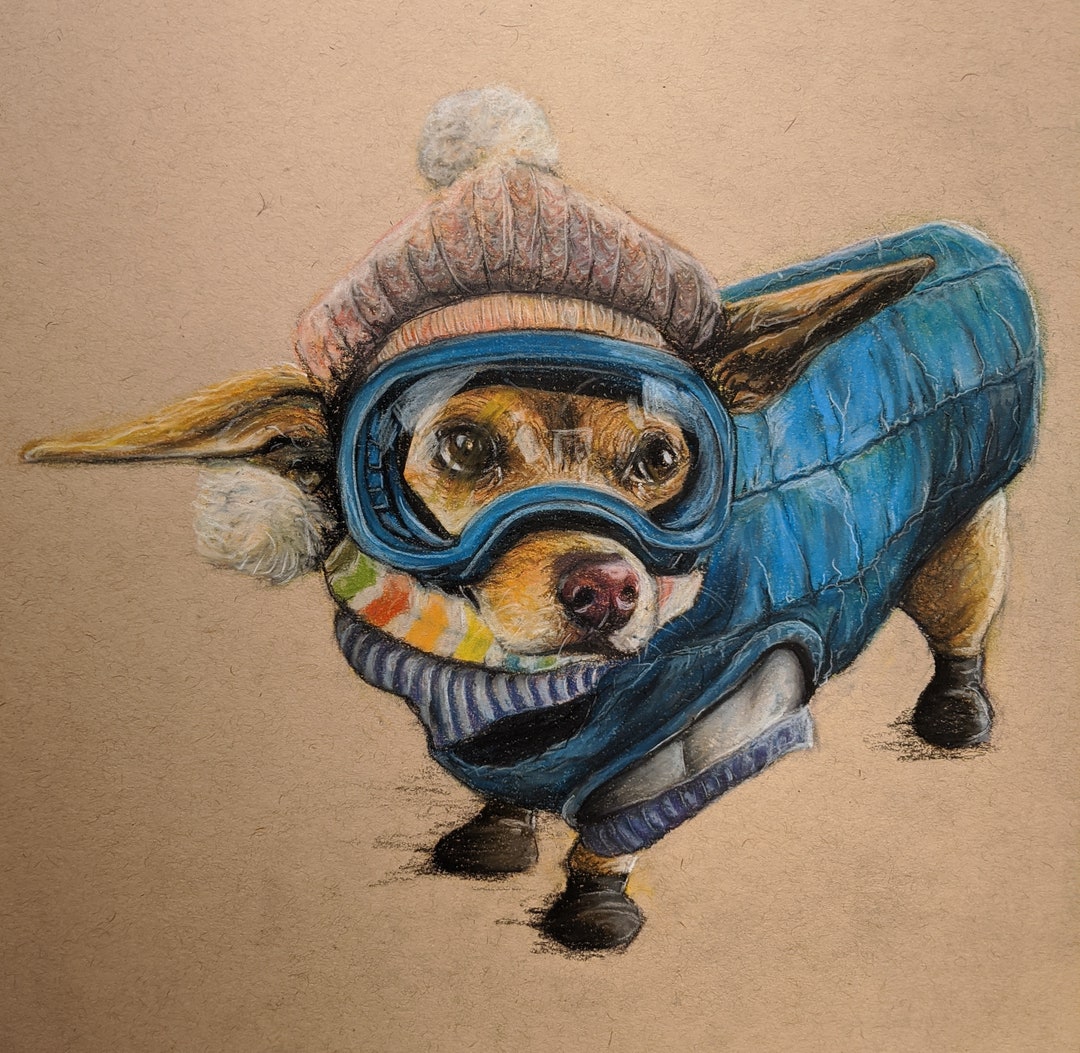 Pet Portraits in Chalk Pastels - Etsy