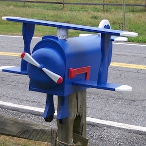 Custom Airplane Mailbox - Etsy