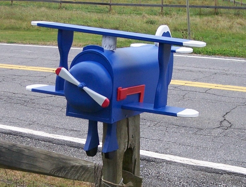 Custom Airplane Mailbox - Etsy