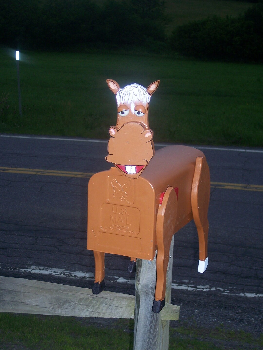 Horse Mailbox. Pony Mailbox, Custom Mailbox, Animal Mailbox, Yard Art ...