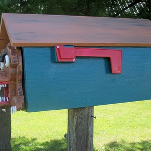 Angry Guard Dog Mailbox Protecting the Box From Unwanted Mail - Etsy