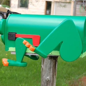 Tree Frog Custom Mailbox, Animal Gift,crossknots Woodworking, Custom ...