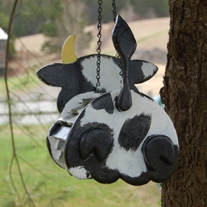 Cow Bird House With Cow Bell - Etsy