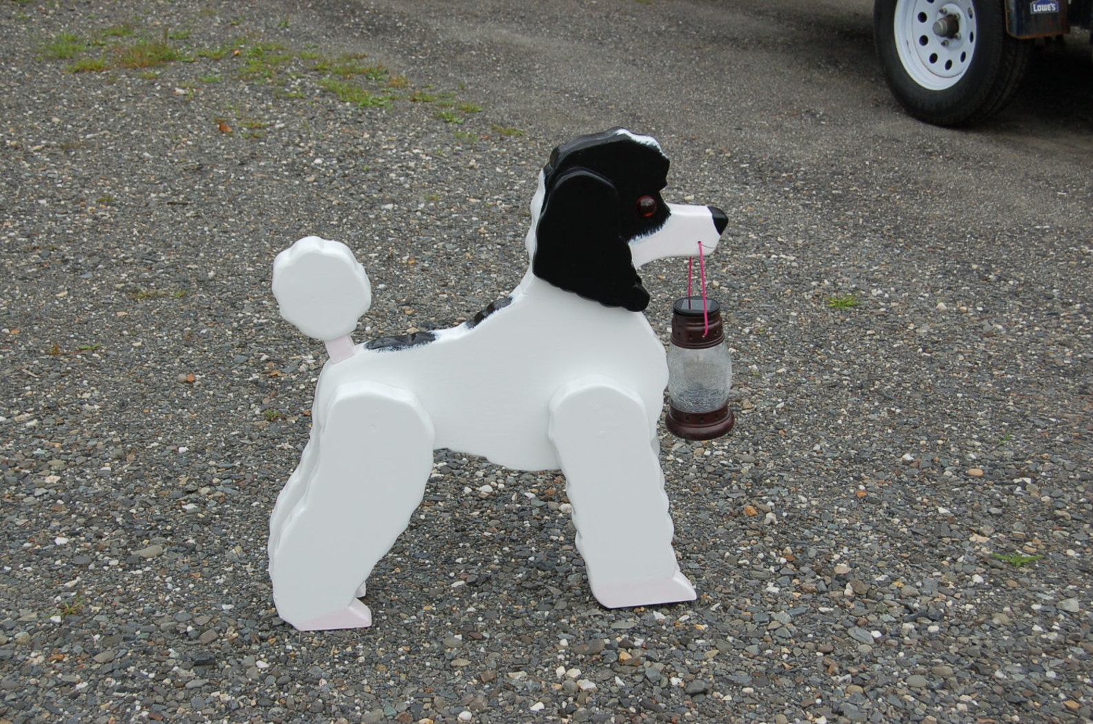 Poodle Dog Solar Lamp. Solar Lantern Lamp - Etsy