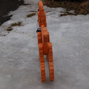 Poodle Dog Wooden Solar Light With Changing Light - Etsy