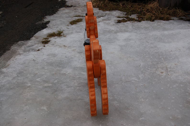 Poodle Dog Wooden Solar Light With Changing Light - Etsy