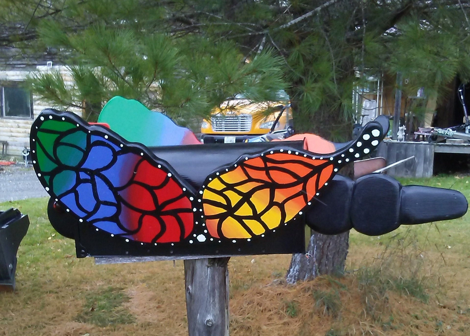 Butterfly Mailbox. Mailbox Butterfly, Bug Mailbox - Etsy