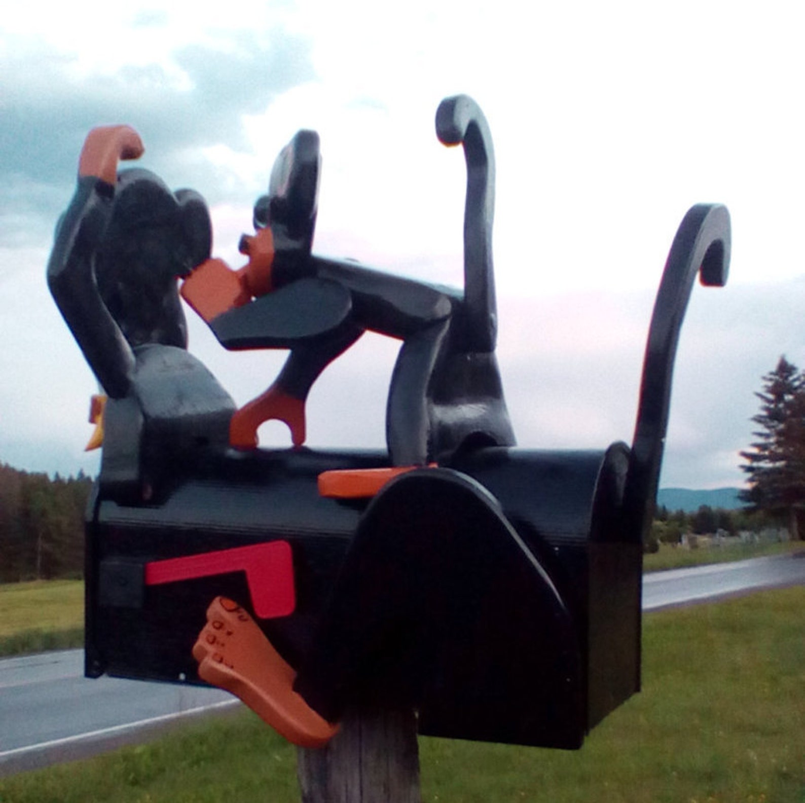 Monkey Mail Box Baby Monkey Mailbox Topper - Etsy