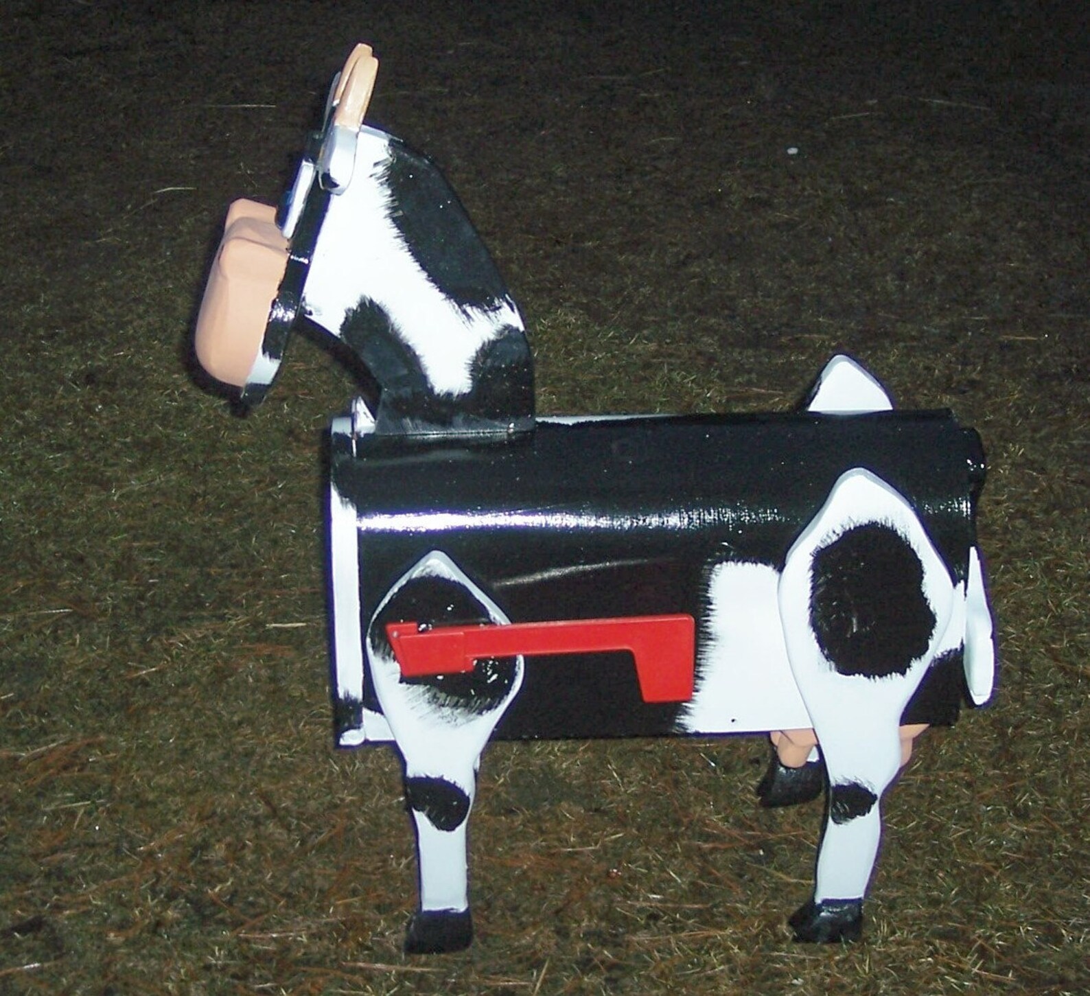 Cow Mailbox, Holstein Cow Mailbox, Bovine Mail Box, Custom Mailbox ...