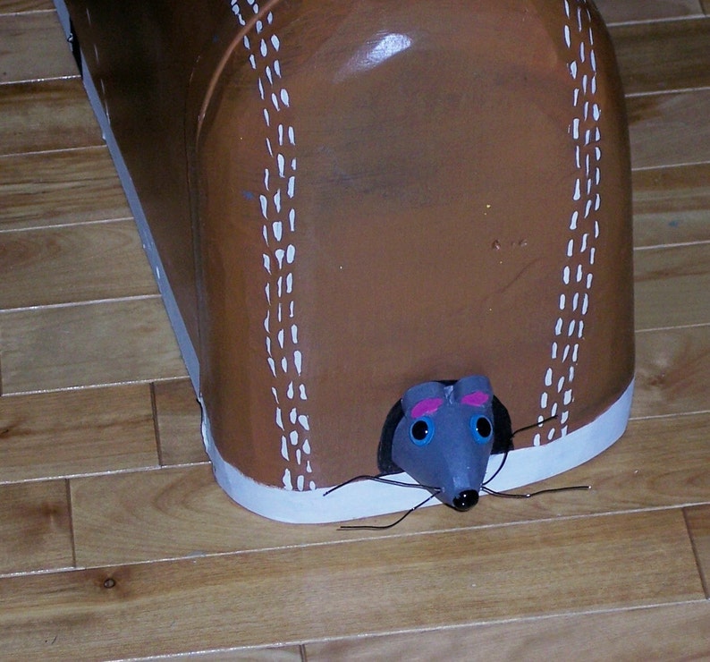 Cat and Mouse in Boot Custom Mailbox - With Real Boot Strings - Etsy