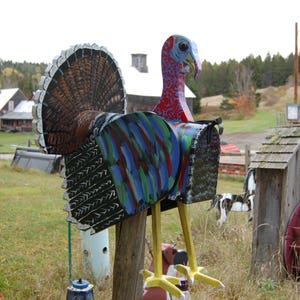 Wild Eastern Turkey Mailbox, Turkey Mailbox. - Etsy