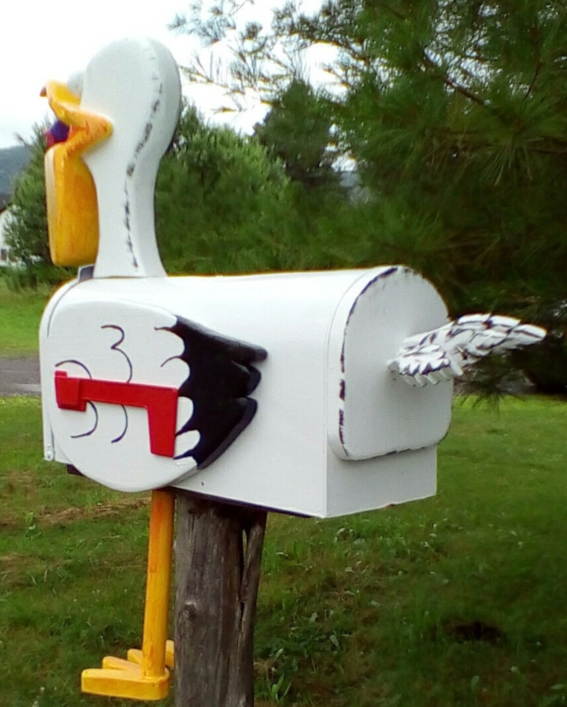 Pelican Wildlife Mailbox Custom Mailbox Animal Mailbox Bird - Etsy