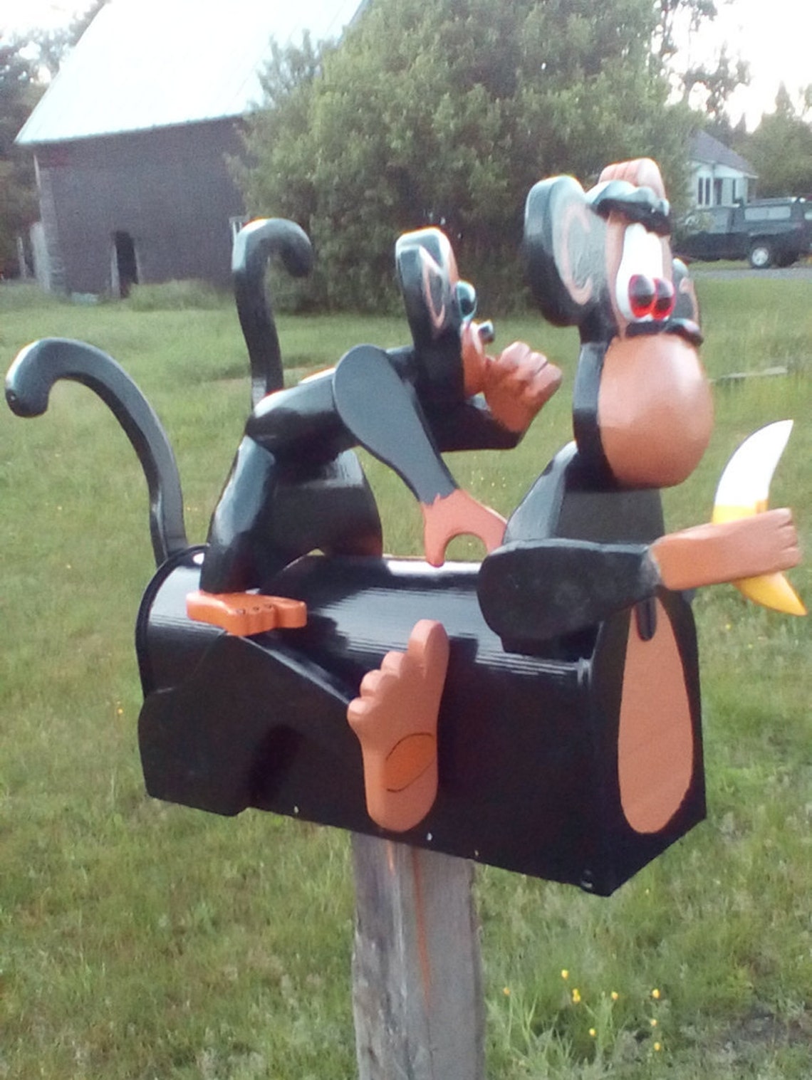 Monkey Mail Box and Baby Mailbox - Etsy