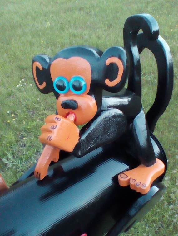 Monkey Mail Box Baby Monkey Mailbox Topper | Etsy