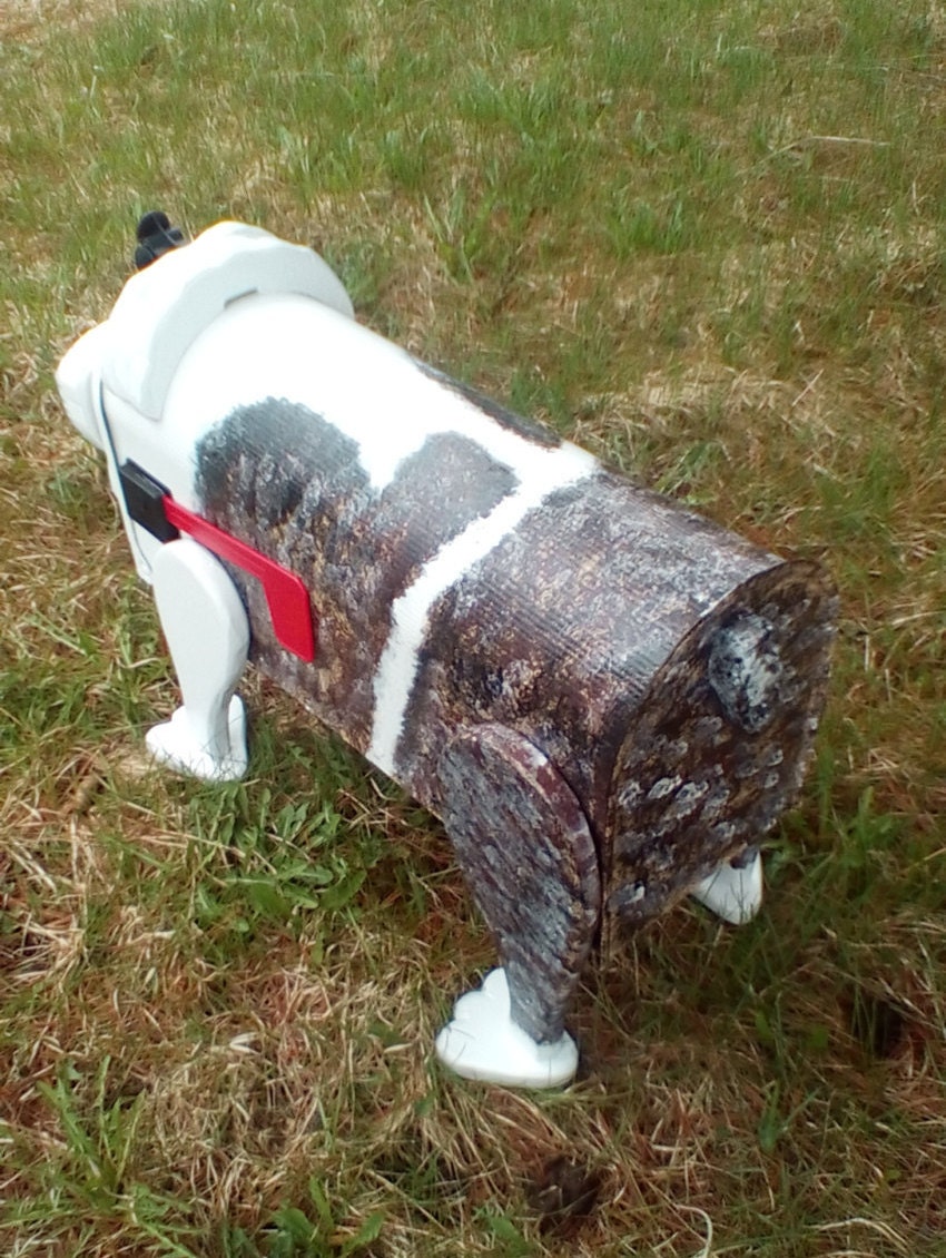 Bulldog Puppy Mail Box, Bulldog Mailbox , Pet Lover Gift, Custom ...