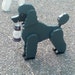 Poodle Dog Solar Light, Garden Dog, Path Light Changing Color Solar ...