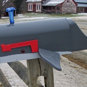 Sperm Whale With Blow Hole Fish Custom Mailbox Whale Mail Box - Etsy