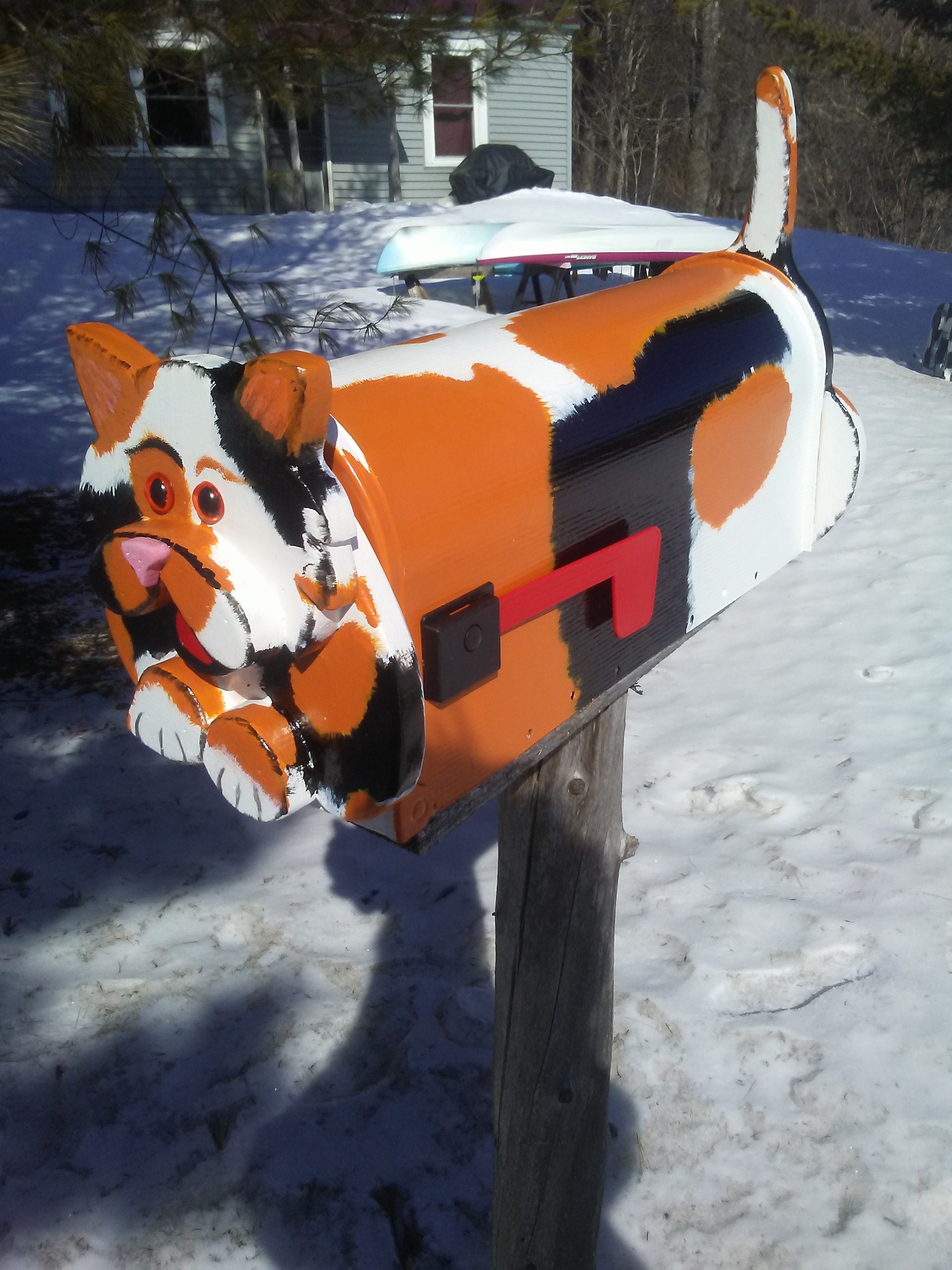 Cat mailbox cat lover gift cat lover gift cat mom gifts | Etsy