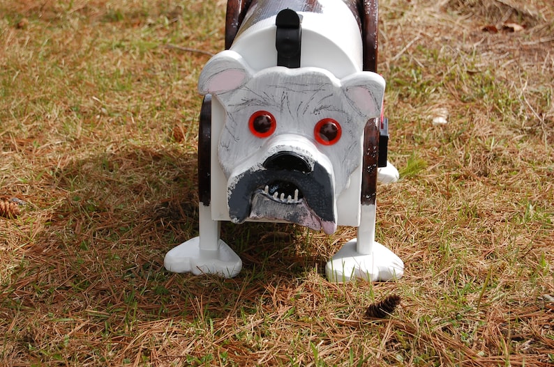 Bulldog Puppy Mail Box, Bulldog Mailbox , Pet Lover Gift, Custom ...