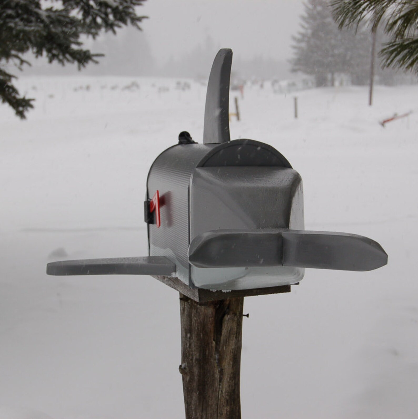 Dolphin Mailbox. Fish Mail Box, Water Life Mailbox, - Etsy