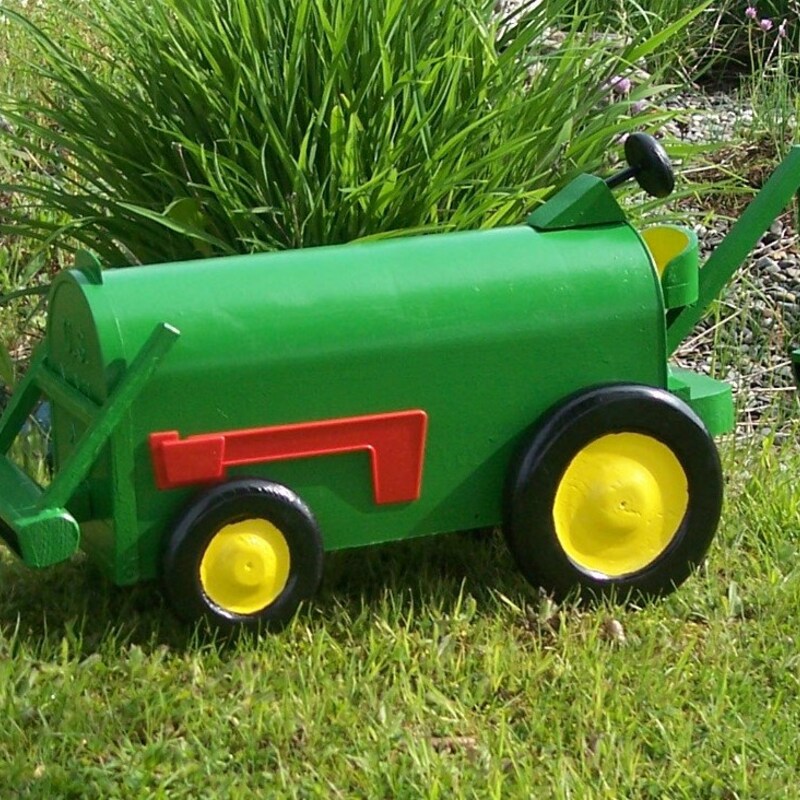 Tractor Mailbox - Etsy
