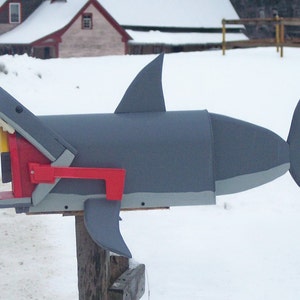 Shark Mailbox, Great White Shark, Mail Box, Shark Mail Box, Water Life ...
