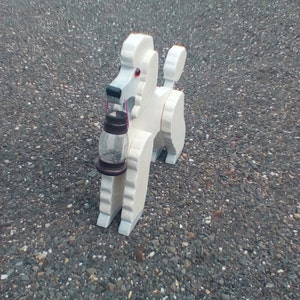 Poodle Dog Solar Light - With Name Custom for Misti Lantz - Etsy