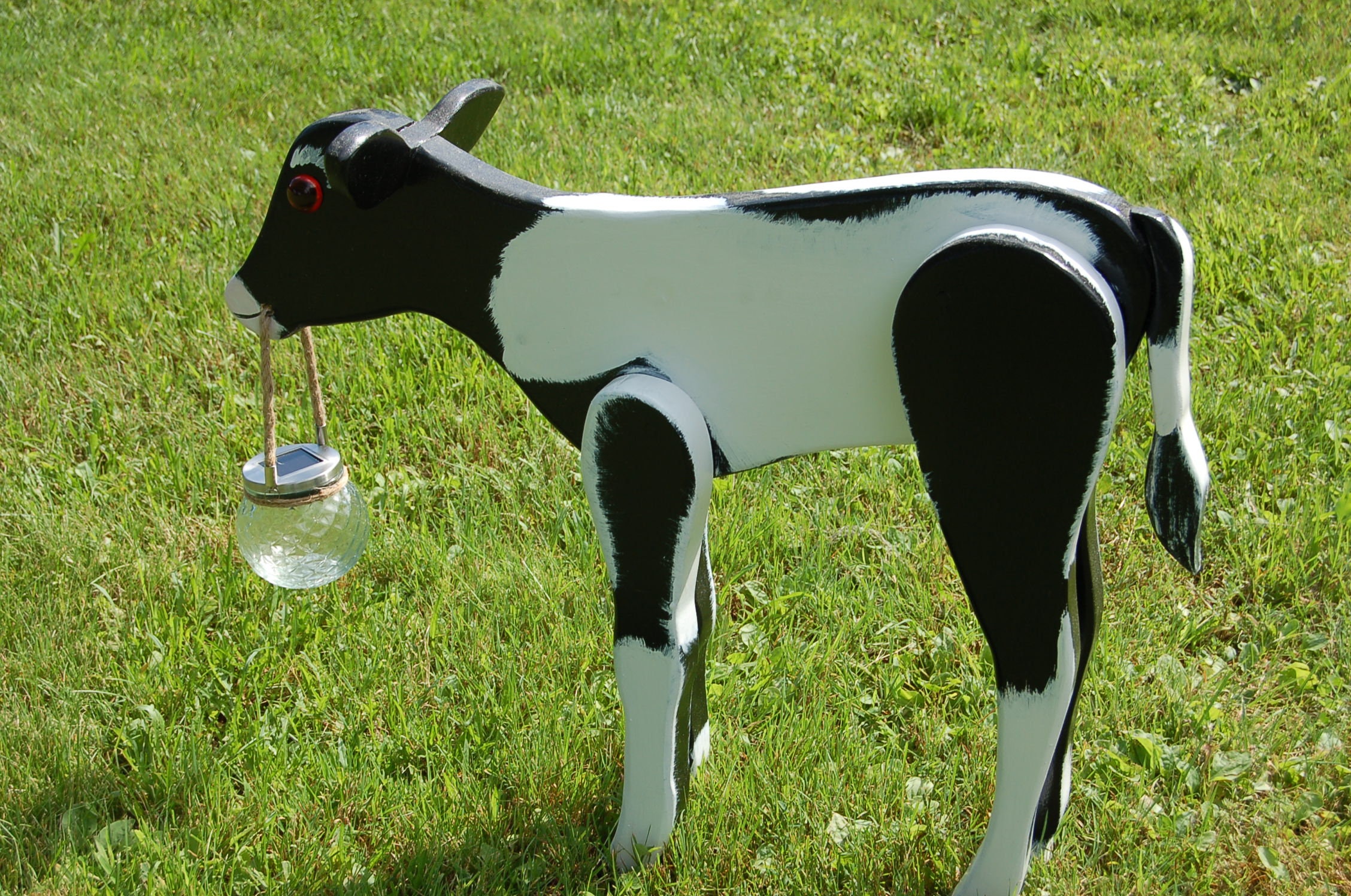 Calf Baby Cow Solar Light - Etsy
