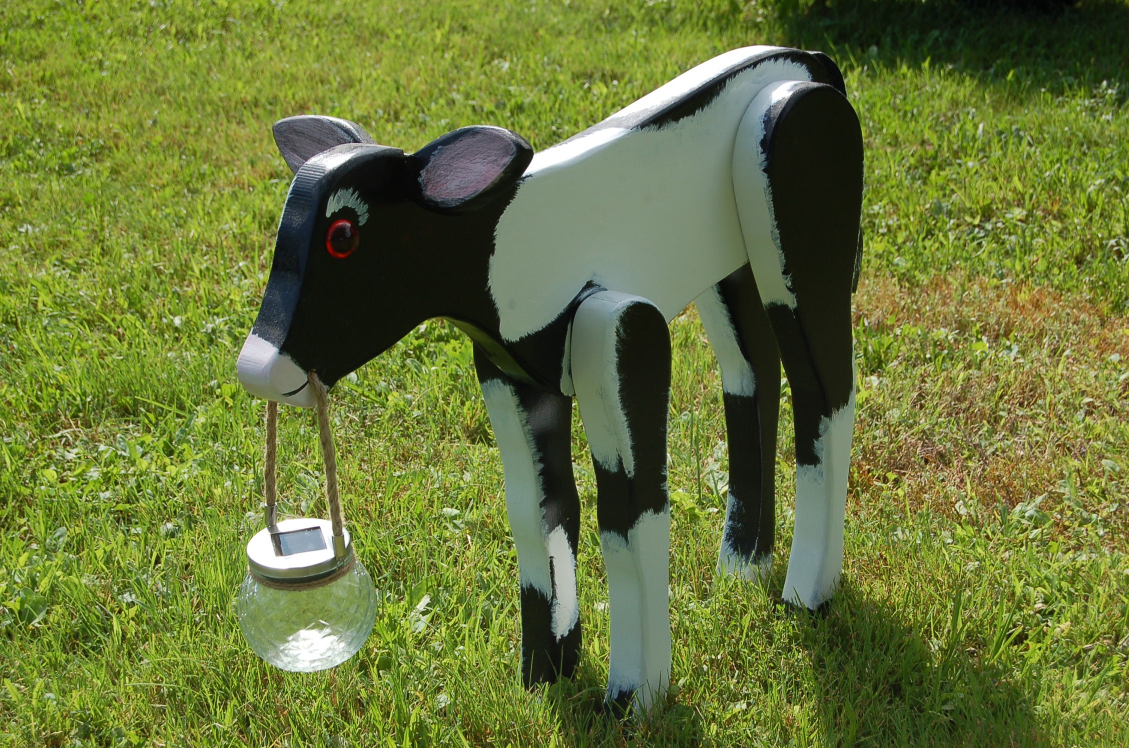 Calf Baby Cow Solar Light - Etsy