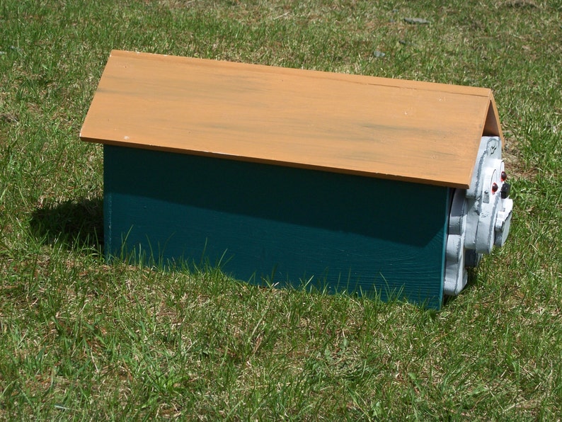 Bull Dog Mailbox Dog House Mail Box - Etsy