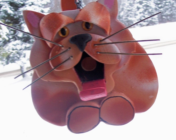 Cat Birdhouse - Etsy