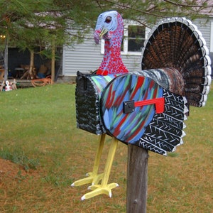 Wild Eastern Turkey Mailbox, Turkey Mailbox. - Etsy