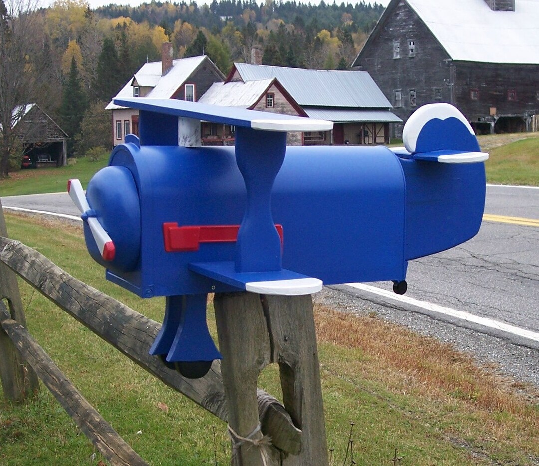 Custom Airplane Mailbox - Etsy