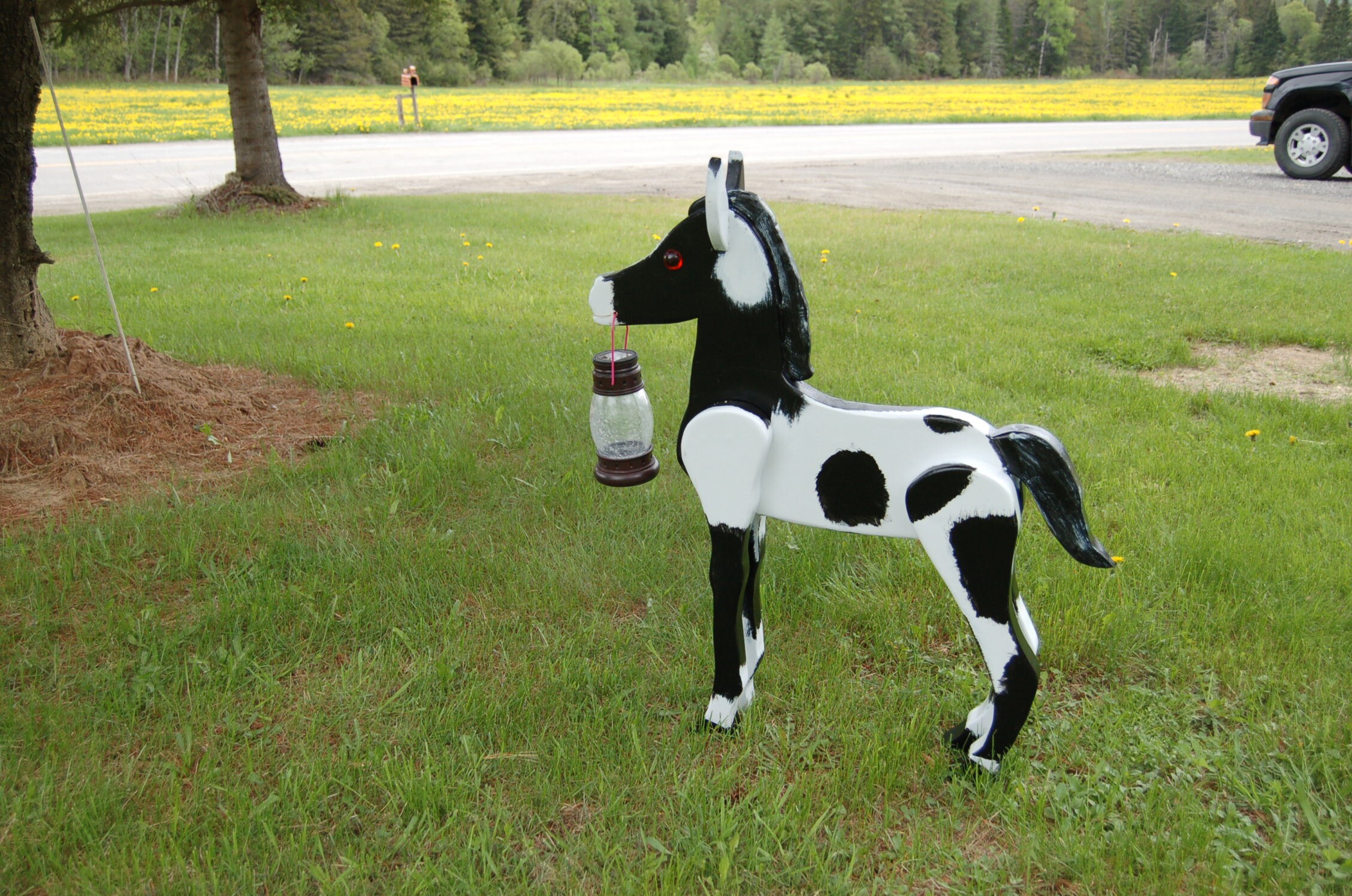 Horse Solar Light / Horse Baby Solar Light/ Horse Garden Ornament ...