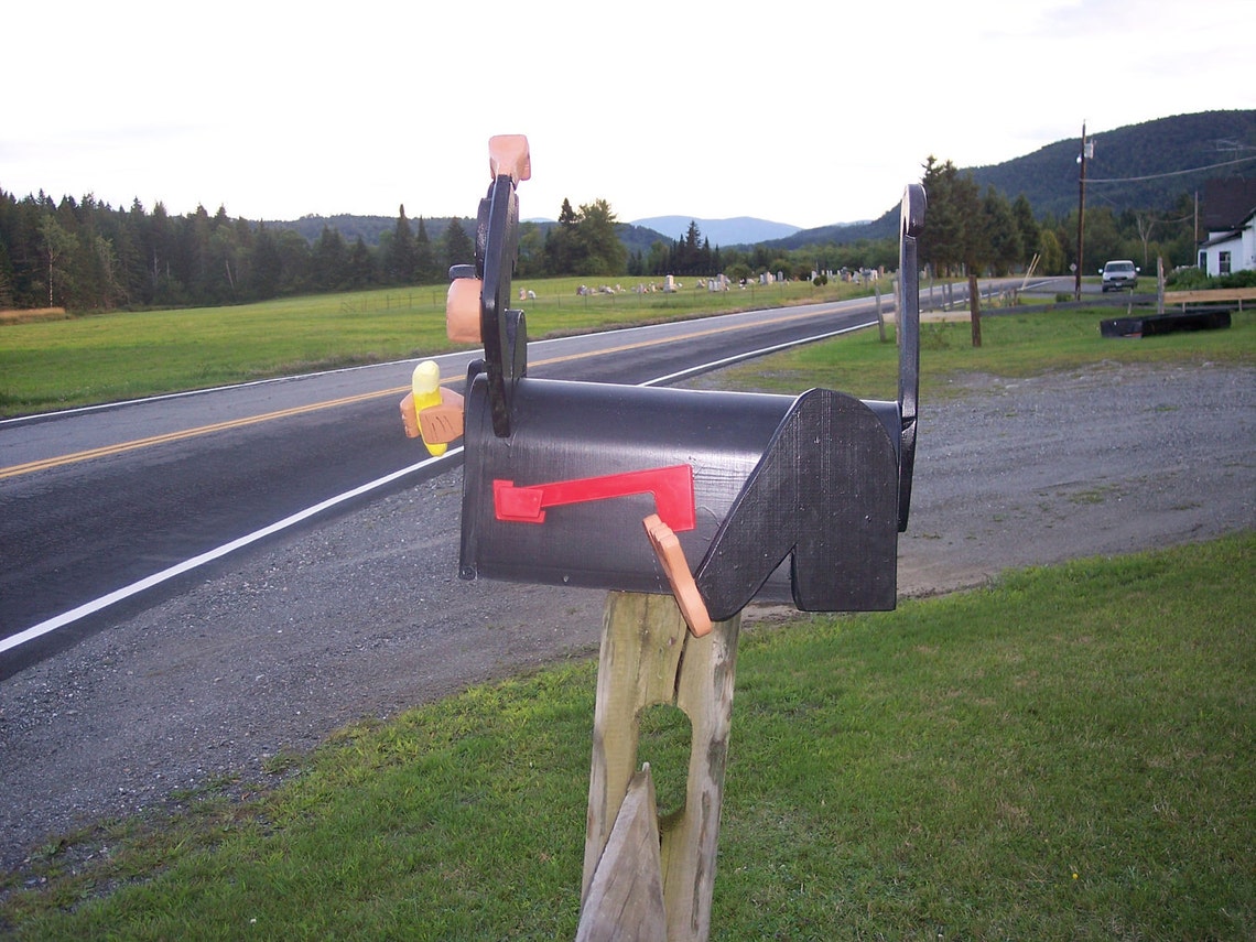 Monkey Mailbox Custom Animal Mailbox Monkey Holding a Banana - Etsy