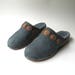 80s/90s Vintage Sporto Slate Blue Suede Wooden Clogs / Made in - Etsy