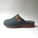 80s/90s Vintage Sporto Slate Blue Suede Wooden Clogs / Made in - Etsy