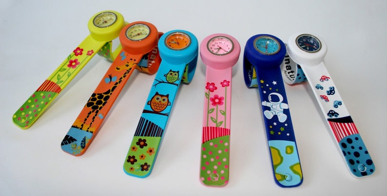 Kids Slap Watches With Amazing Unique Designs Extra Band - Etsy