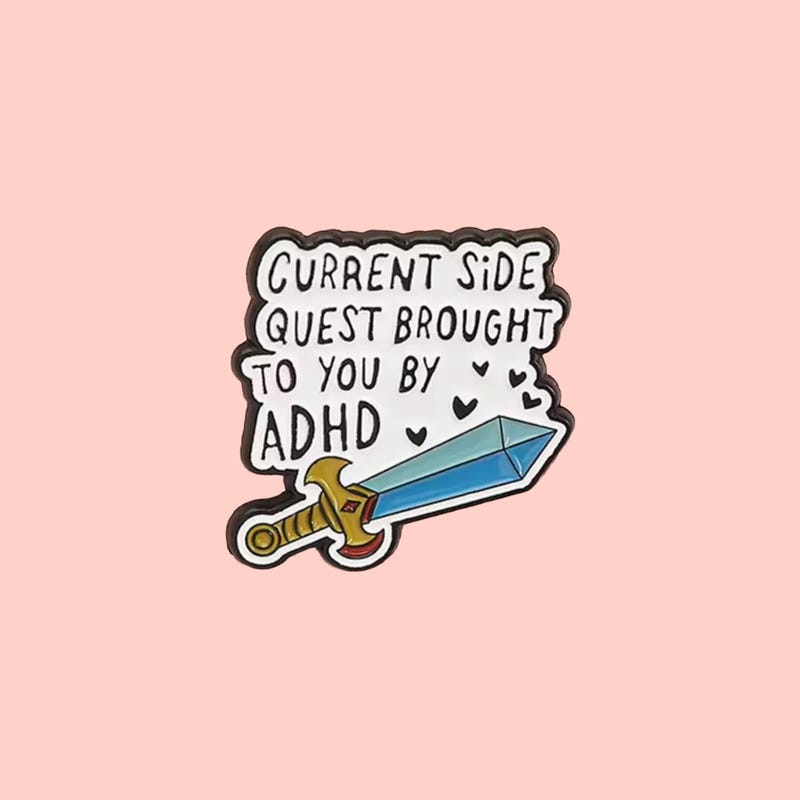 Sword Enamel Pin - Etsy