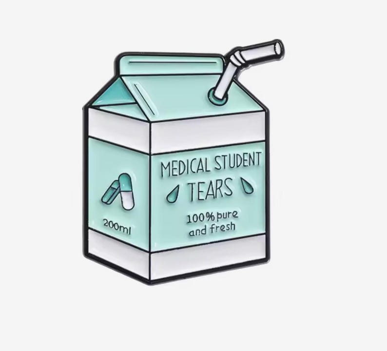 Medical Series Enamel Pins – Capsule & Syringe Brooch Gift for Nurses ...
