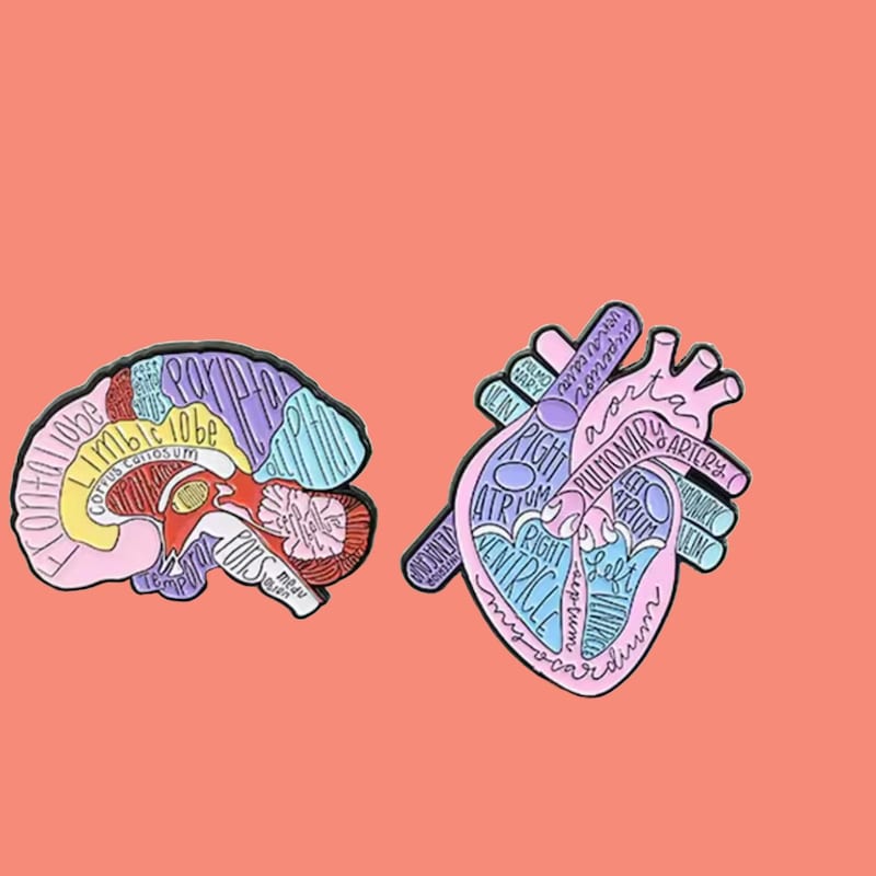 Custom Brain Lapel Pin - Etsy