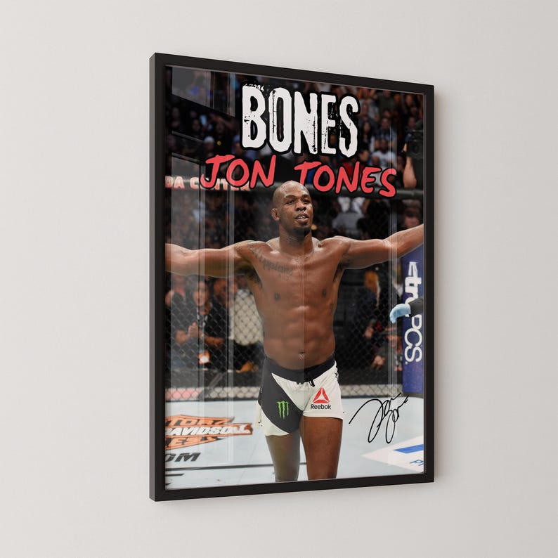 Jon Jones UFC Champion Poster: MMA Fight Night Art - Etsy