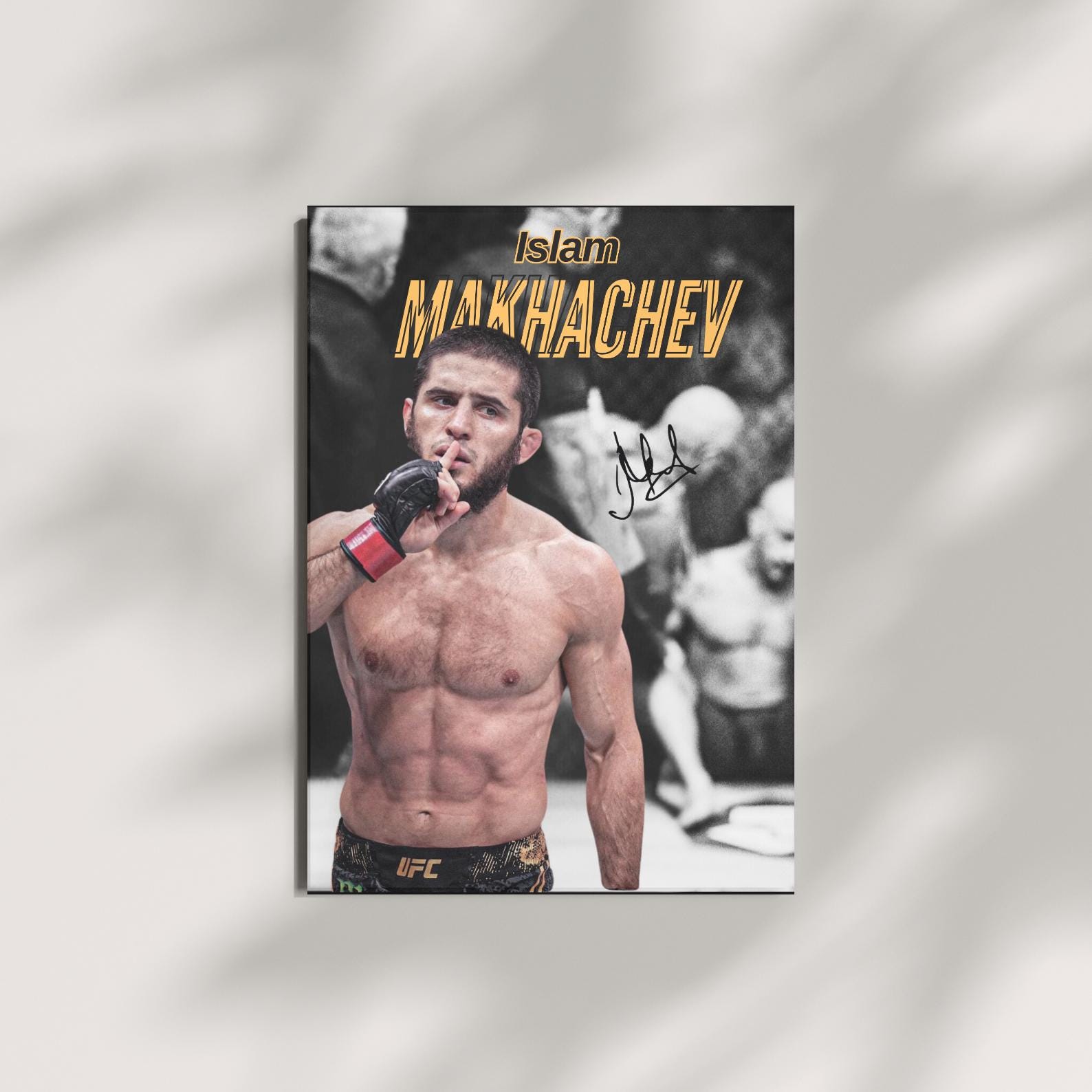 Islam Makhachev UFC Champion Poster: MMA Gym Wall Decor - Etsy