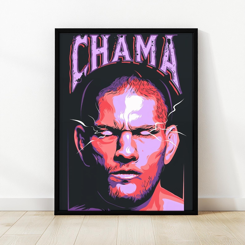 Chama Portrait Poster: Cotton-polyester Canvas, Pine Frame - Etsy
