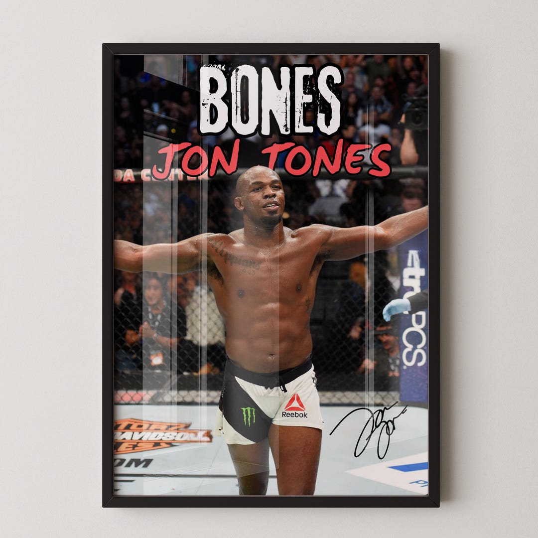 Jon Jones UFC Champion Poster: MMA Fight Night Art - Etsy